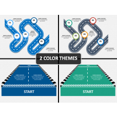 Running Track PowerPoint Template