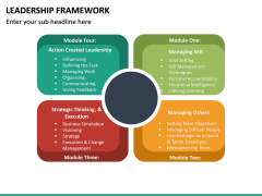 Leadership Framework PowerPoint Template | SketchBubble