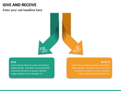 Give and Receive PowerPoint Template | SketchBubble