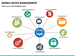 Mobile Device Management (MDM) PowerPoint Template | SketchBubble