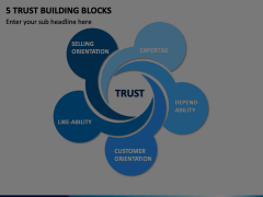 5 Trust Building Blocks PowerPoint and Google Slides Template - PPT Slides