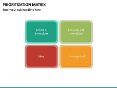 Prioritization Matrix PowerPoint Template | SketchBubble