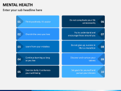Mental Health PowerPoint Template | SketchBubble