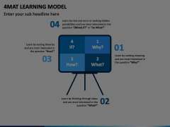 4MAT Learning Model PowerPoint and Google Slides Template - PPT Slides