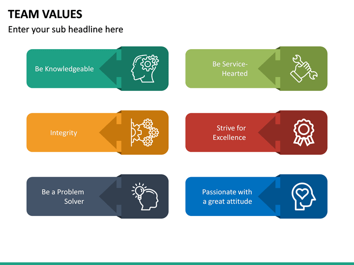 Team Values PowerPoint Template | SketchBubble