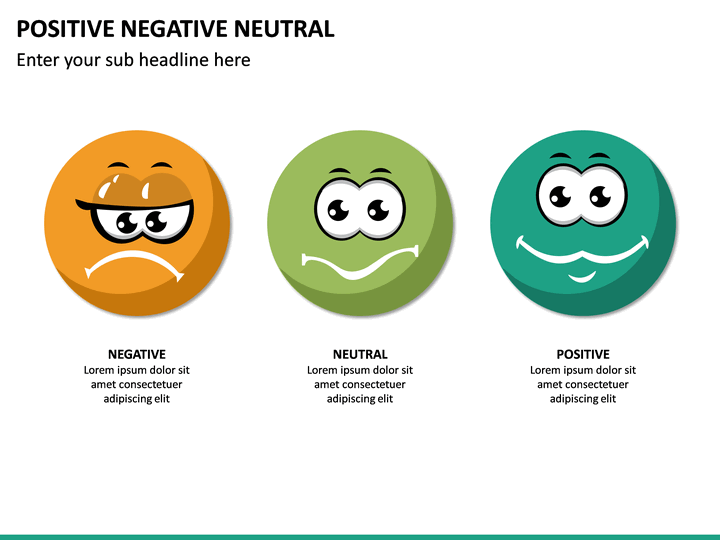 Positive Negative Neutral PowerPoint Template | SketchBubble