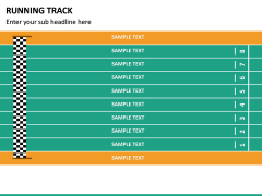 Running Track PowerPoint Template | SketchBubble