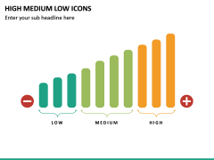 High Medium Low Icons PowerPoint Template | SketchBubble