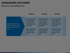 Overlapping Text Boxes PowerPoint and Google Slides Template - PPT Slides