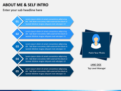 About Me/Self Intro PowerPoint Template | SketchBubble