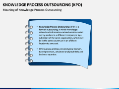 Knowledge Process Outsourcing (KPO) PowerPoint Template | SketchBubble