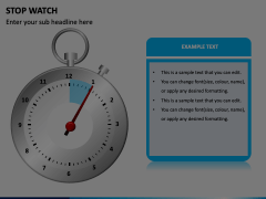 Stopwatch PowerPoint and Google Slides Template - PPT Slides