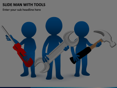 Slide Man (3D Man) - Bundle for PowerPoint and Google Slides - PPT Slides