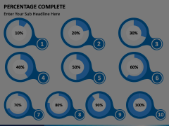 Percentage Complete PowerPoint and Google Slides Template - PPT Slides