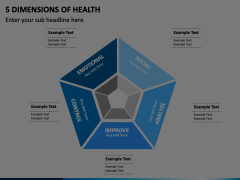 5 Dimensions of Health PowerPoint and Google Slides Template - PPT Slides