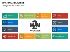 Machine to Machine (M2M) PowerPoint Template | SketchBubble