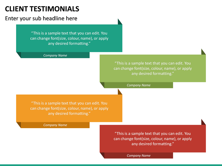 Testimonials PowerPoint Template | SketchBubble