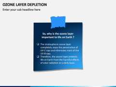 Ozone Layer Depletion PowerPoint and Google Slides Template - PPT Slides
