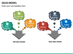 Sales Model PowerPoint Template | SketchBubble