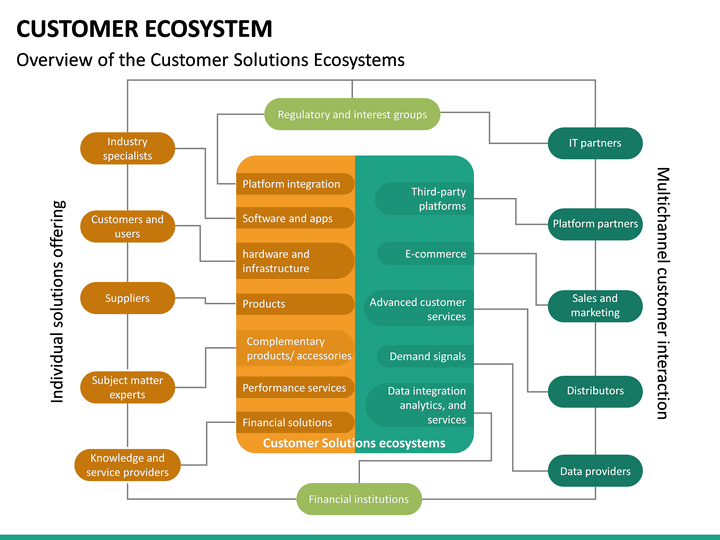 Customer Ecosystem PowerPoint Template | SketchBubble
