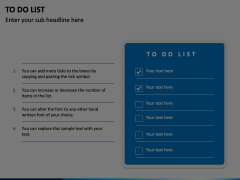 To Do List PowerPoint and Google Slides Template - PPT Slides