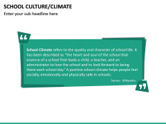 School Culture PowerPoint Template | SketchBubble