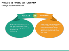 Private Vs Public Sector Bank PowerPoint Template | SketchBubble