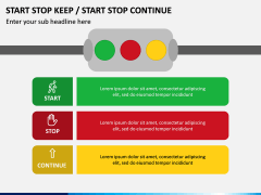 Start Stop Keep PowerPoint and Google Slides Template - PPT Slides
