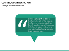 Continuous Integration PowerPoint Template | SketchBubble