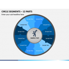 Free 12 Segments Circle Diagram PowerPoint Template & Google Slides