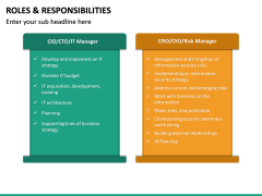 Roles and Responsibilities PowerPoint Template | SketchBubble