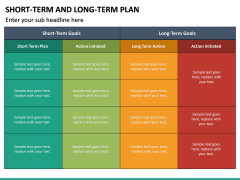 Short Term and Long Term Plan PowerPoint Template | SketchBubble