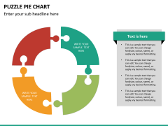 PowerPoint Puzzle Pie Chart | SketchBubble