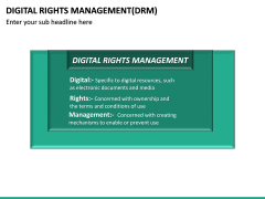 Digital Rights Management PowerPoint Template | SketchBubble