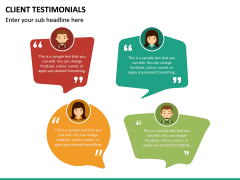 Testimonials PowerPoint Template | SketchBubble