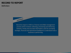 Record to Report PowerPoint and Google Slides Template - PPT Slides