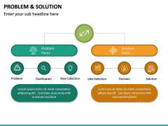 Problem and Solution PowerPoint Template | SketchBubble