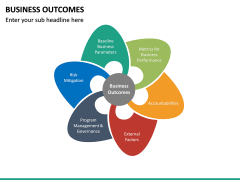 Business Outcomes PowerPoint Template | SketchBubble