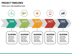 Project Timeline PowerPoint Template | SketchBubble
