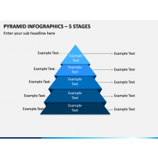 5 Section Pyramid PowerPoint Presentation Slides - PPT Template