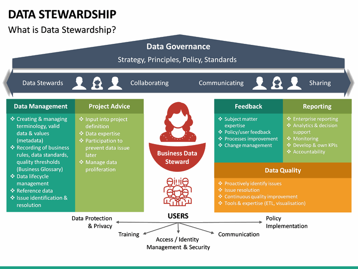 Data Stewardship PowerPoint Template | SketchBubble