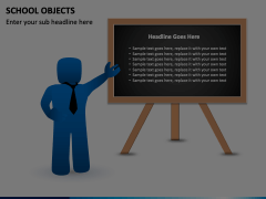 School Objects PowerPoint and Google Slides Template - PPT Slides