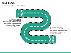 Race Track PowerPoint Template | SketchBubble