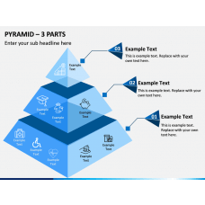 3 Stacked Rectangle PowerPoint Presentation Slides - PPT Template