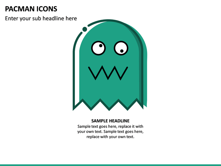 Pacman Icons PowerPoint Template | SketchBubble
