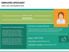 Employee Spotlight PowerPoint Template | SketchBubble