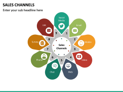 Sales Channels PowerPoint Template | SketchBubble