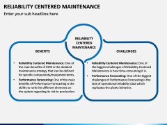 Reliability Centered Maintenance PowerPoint and Google Slides Template - PPT Slides