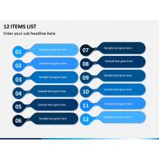 Free Download - 10 Points List PPT Slide | SketchBubble
