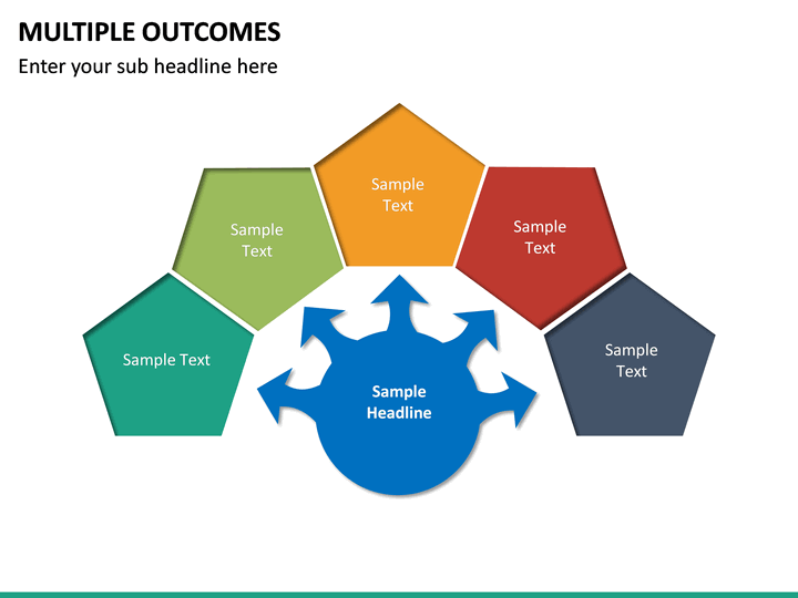Multiple Outcomes PowerPoint Template | SketchBubble